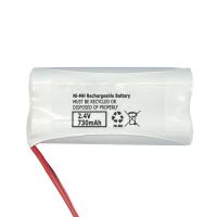 China OEM ODM NIMH Battery Pack AA 2.4v 730Mah NIMH Solar Battery for sale