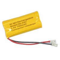 China Customized 2.4V NiMh Battery Pack 700mAh Ni Mh Battery For Solar Light for sale