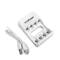 China 4 slots Fast USB  Battery smart Charger AA AAA NiMH NICD Battery Plug-in Charger for sale