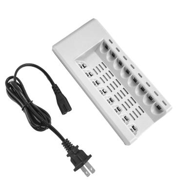 China Double AA AAA Battery Charger Black Nimh 1.2V Battery Charger for sale