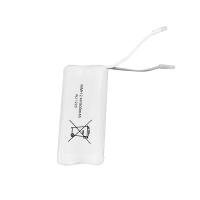 China Hight Cycles AA Rechargeable NiMH Battery Pack 2.4V 500mAh White Moulding for sale