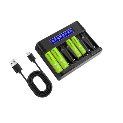 China Multifunctional Smart LED Battery Charger For NIMH AA/AAA Rechargeable Batteries for sale
