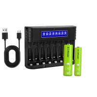China Multifunctional Smart LED Battery Charger For NIMH AA/AAA Rechargeable Batteries for sale