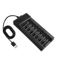 China 1.2V 8 Slot Nicokel Metal Hydride NIMH Battery Charger For AA And AAA Batteries for sale