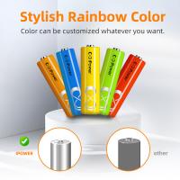 China High Capacity Rechargeable NiMH Batteries AA AAA 800mah 1100mah 2600mah For Supermarket for sale
