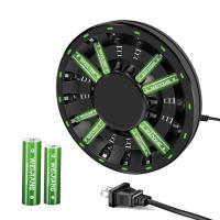 China Fast 1.2v NIMH AA / AAA Battery 16 Slots Rechargeable Aaa Battery Charger for sale