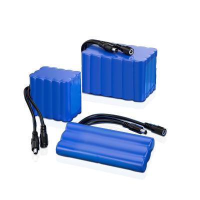 China Custom 3.7V 7.4v 11.1v 14.8v 18.5v 22.2v 2.2Ah 7Ah 10Ah 15Ah 18650 Lithium Ion Battery for sale
