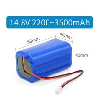 China Custom Lithium Ion Battery Model 18650 14.8V 4S1P 1200mAh-3500mAh for sale