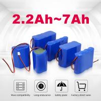 China Custom 3.7V 7.4v 11.1v 14.8v 18.5v 22.2v 2.2Ah 7Ah 10Ah 15Ah 18650 Lithium Ion Battery for sale