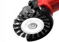 China High Performance Wheel Brushes Knotted Shank Mounted 100mm OD for Derusting for sale