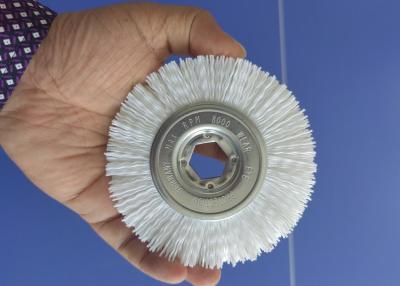 China Hexagon Hole Aluminium Oxide Filament Nylon Wheel Brushes for Automated Finishing for sale