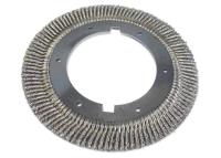 China 114 Knot Cutback Brush 460mm OD Large Twisted Knot Wire Wheel for sale