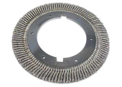 China 114 Knot Cutback Brush 460mm OD Large Twisted Knot Wire Wheel for sale