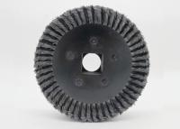 China Heavy Duty Twisted 12 Inch Knotted Wire Wheel Brush For Metal Tube Rust Removal for sale