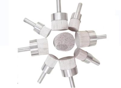 China High Performance 120 Grit ATB Flex Nylon Mini End Abrasive Brush 20mm Shank for sale