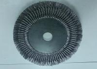 China Knot Wire Wheel Brush 350mm Carbon Steel 0.8mm Wire for sale