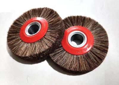 China More Flexible 5 Inch Horse Hair Wheel Brush for Polishing for sale