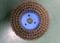 China DOT Style 200mm Steel Wire Disc Brush Deburring Tools for Surface Preparation for sale