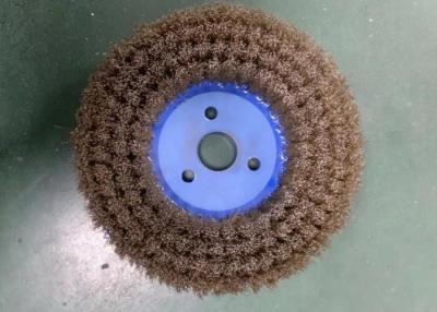 China DOT Style 200mm Steel Wire Disc Brush Deburring Tools for Surface Preparation for sale