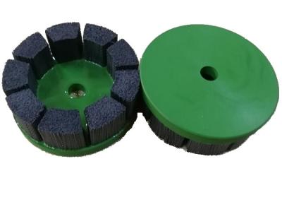 China Maximum Fill Density Turbo Line 150mm Silicon Carbide Disc Deburring Brushes for sale