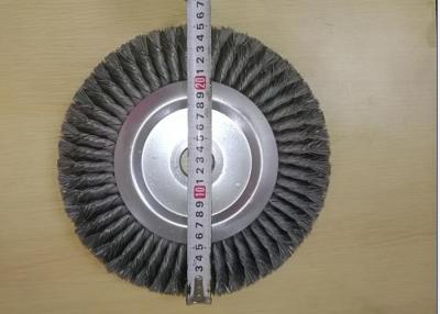 China Multilayer Twisted 10 Inch Wire Wheel Brush For Metal Tube Rust Removal for sale
