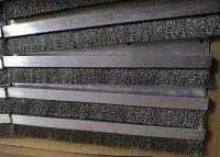 China SS304 Bristle Metal Channel Strip Brushes Seal Weatherstrip Economic And Efficient for sale