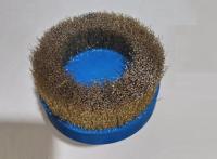 China Customizable 100mm Steel Wire Disc Brush Grinding Tools for Surface Preparation for sale