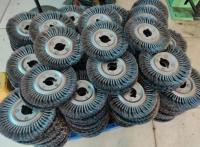 China Double Layer Twist Knot Wire Wheel Brush 300mm OD for Rust Cleaning for sale