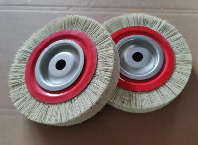 China High Performance 250mm Diamond Abrasive Deburring Nylon Wire Wheel Brush for sale