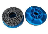 China High Density Silicon Carbide 150mm Shell Mill Holder Disc Brush for Deburring for sale