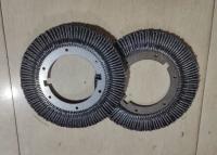 China 114 Knot Cutback Brush 420mm OD Twisted Knot Steel Wire Polishing Brush for sale