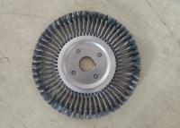 China Industrial Supplier 350mm Diameter Knotted Wire Wheel Brush for Pipe End Deburring for sale