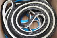 China Flexible Black Color Nylon Bristle Conveyor Belt Cleaning Brush for Machine for sale