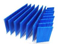 China Flexible Blue Color Nylon Bristle Forklift Strip Wire Broom Segment for sale