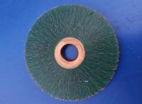 China 106 MM Encapsulated Wheel Brush with 0.5 Inch Arbor hole for Rust Removal for sale
