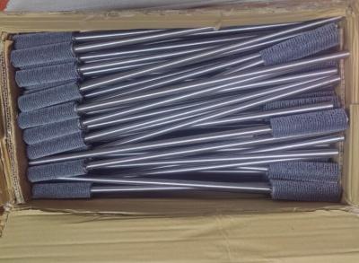 China Spiral Coils Abrasive Nylon Bristle Burr Removal Pipe Tube Brush for Cleaning Holes for sale