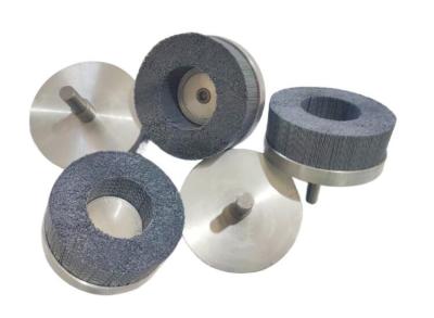 China Abrasive Discs Turbine Deburring Brushes with Metal Base and Shank for Metalworking for sale