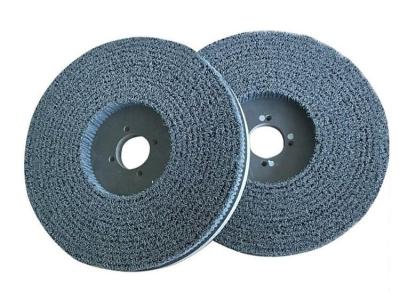 China 300mm Hard Alloy CBN Tool Edge Passivation Diamond Bristle Disc Brush for sale