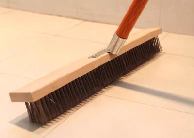 China Heavy Duty Outdoor Yard Stiff Steel Wire Broom Head, Sweeping Brush for Deck Scrub Decking for sale
