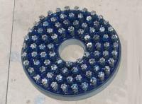 China 16Inch Industrial Deck Knotted Wire Underwater Hull Cleaning Brush for Ship Cleaning for sale