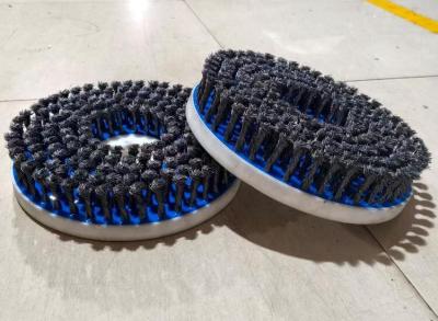 China 14Inch Industrial Knotted Wire Underwater Deck Scrubbis Hull Cleaning Brush for Boat Cleaning for sale