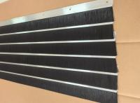 China Garage Door Metal Channel Black Color Nylon Bristle Strip Brushes for Dust Containment for sale