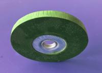 China 106 MM Encapsulated Wheel Brush with 0.5 Inch Arbor hole for Rust Removal for sale