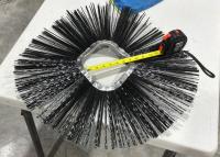 China 24 Inch Polypropylene Mixed Steel Wire Combination Replacement Segment Ring Wafer Sweeper Brush For Road Cleaning for sale