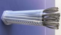 China 10.5mm Cross Hole Power Deburring Tool Oval Head Knotted Drilling Brush Abrasive Wire Bore Cleaning Brush for CNC Automated for sale
