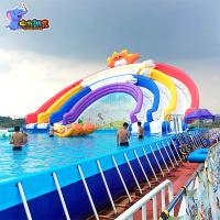 China Outdoor Inflatable Water Slide Inflatable Water Game Inflatable Slide for sale