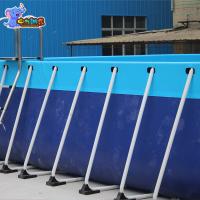 China Removable Outdoor Portable Temporary Swimming Pool Metal Frame Custom for sale
