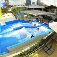 China Interactive Water Sports Flowrider Double Wave Simulator Machine 25T ODM for sale