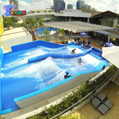 China Interactive Water Sports Flowrider Double Wave Simulator Machine 25T ODM for sale
