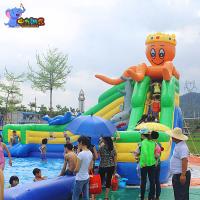 China Summer Inflatable Water Slide Water Playground Inflatable Octopus Slide for sale